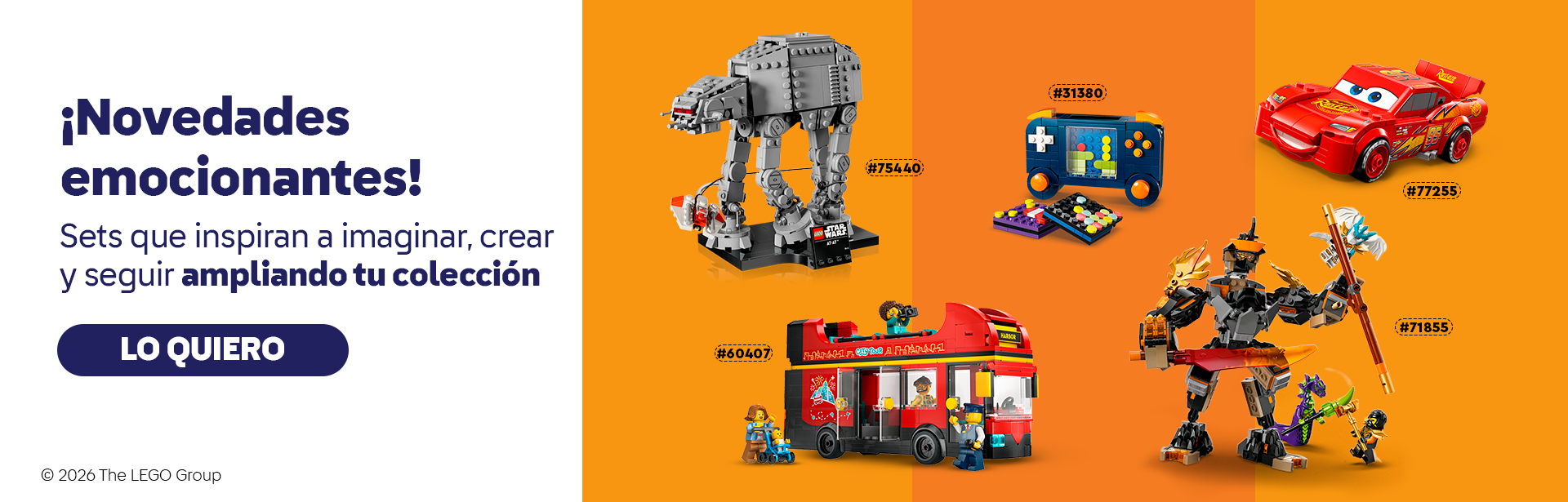 Novedades LEGO® Perú - Regalos Creativos y Sets de Colección
